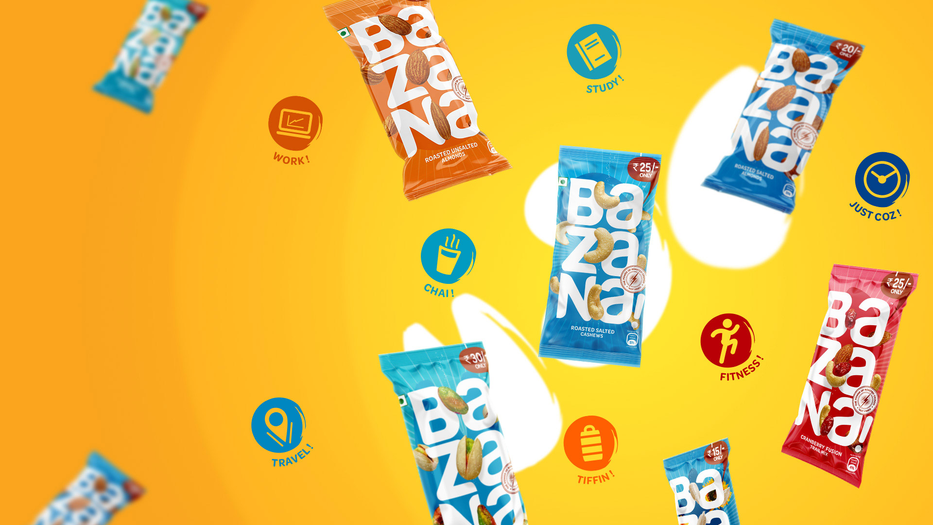 Bazana!: Healthy Roasted Snacks. Not fried! No Oil Snacks!